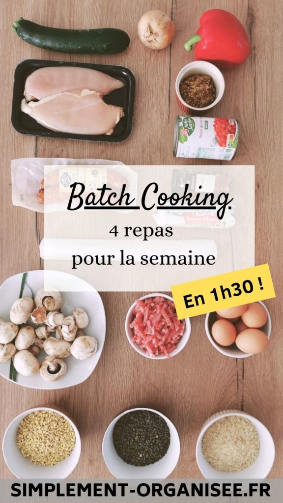 Batch Cooking été #5 Simplement Organisée