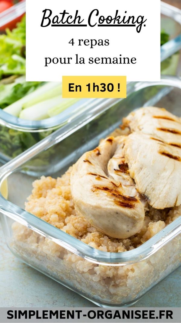 Batch Cooking été #5 Simplement Organisée