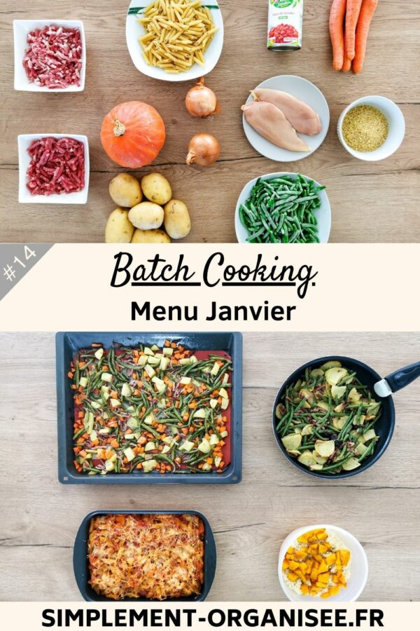 Mini Batch Cooking 2 repas #13 Simplement Organisée